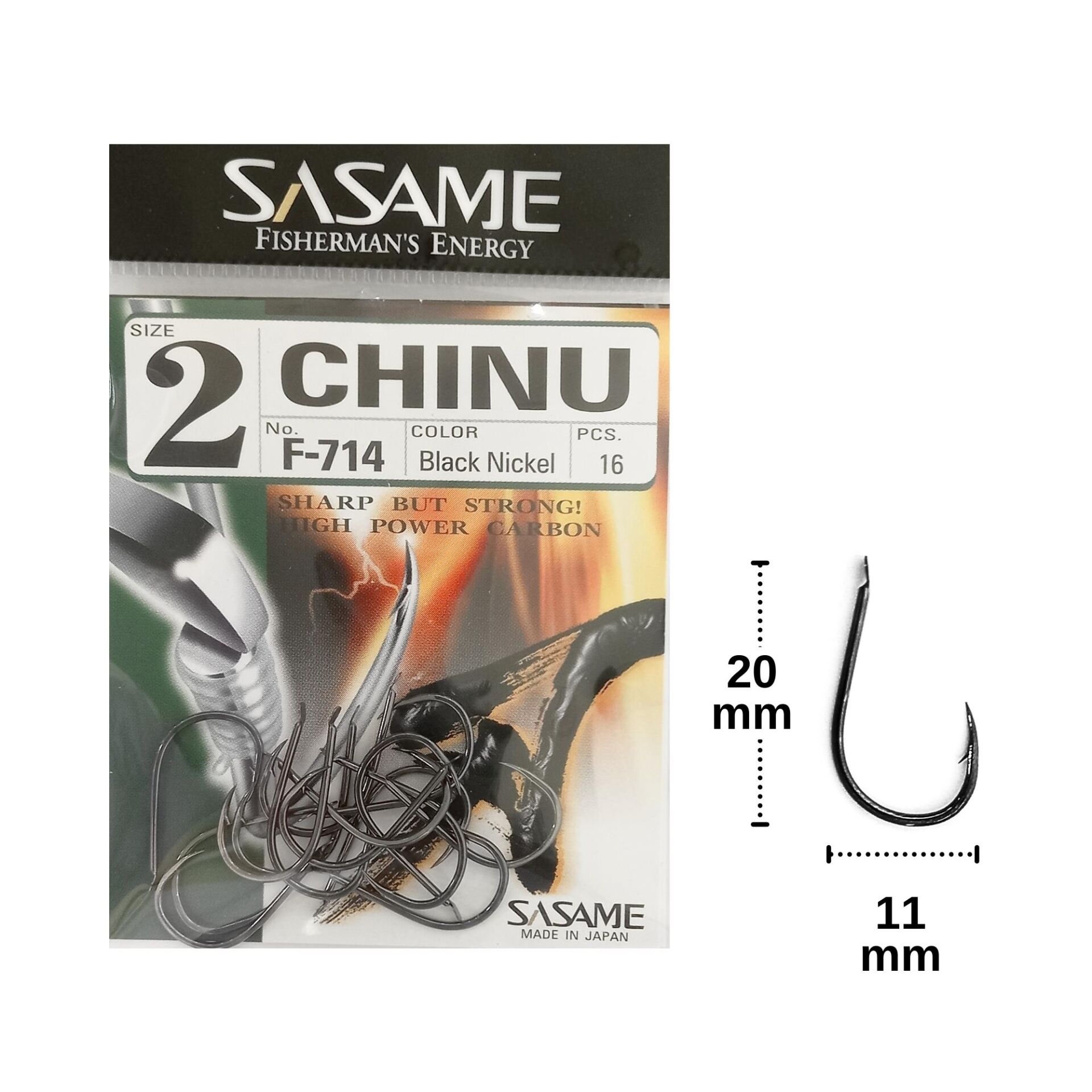 Sasame F-714 No:2 Chinu Olta İğnesi 16 Adet I 91,26 TL I avgross.com